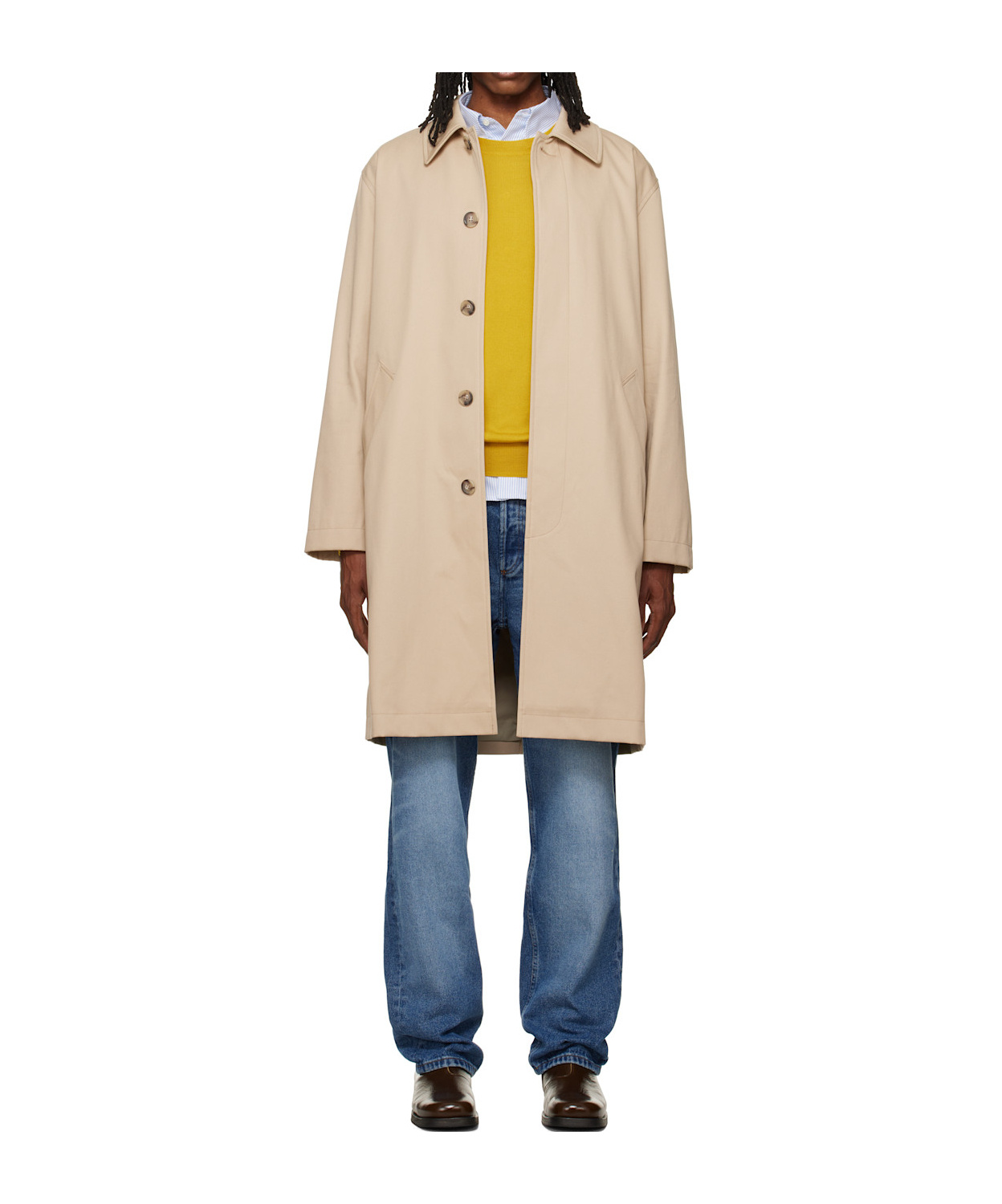 A.P.C. A.P.C. Cotton Gabardine Trench Coat